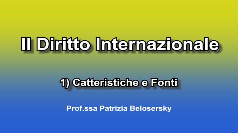 Schema delle Fonti del Diritto Internazionale | Actualizado mayo 2026